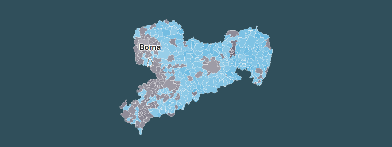 Landtagswahl Sachsen 2024: So hat Borna gewählt | Tagesspiegel